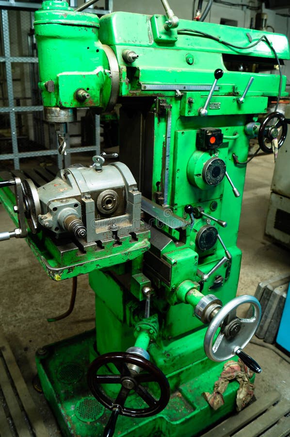 Metalworking Workshop, Metal Processing Machines. Levers of Control of ...