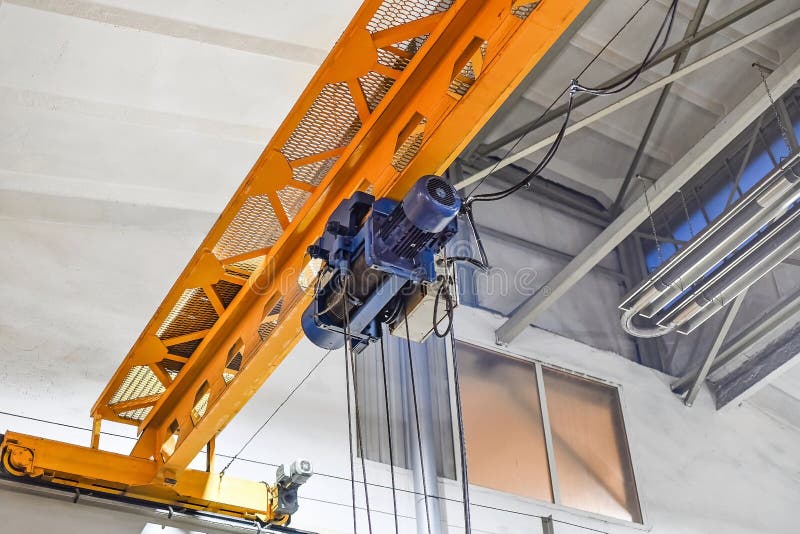 In the Metalworking Workshop There is a Working Electric Drive of an ...