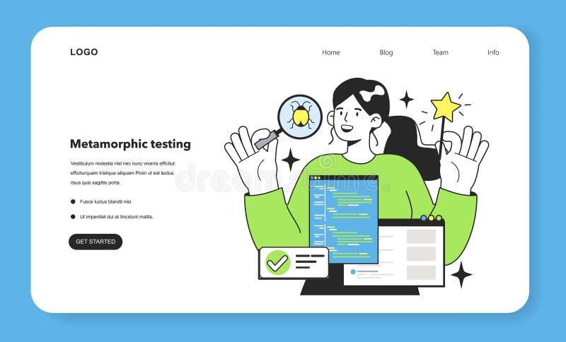 Metamorphic Testing Technique Web Banner Or Landing Page Software