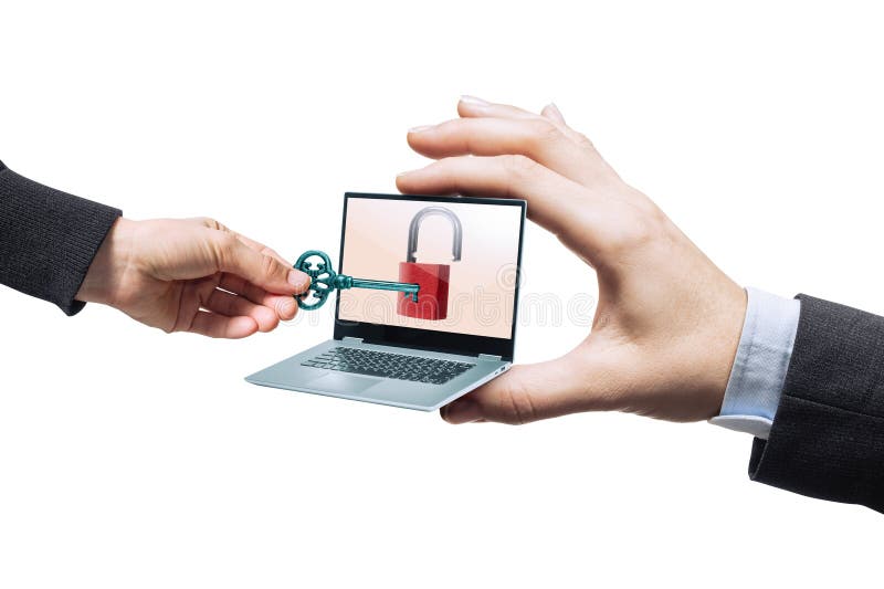 Hacking Secret Information. Concept. Stock Photo - Image of cyber ...