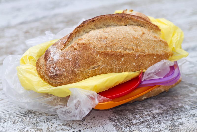 A plastic waste meal stock image. Image of dirty, color - 161955409