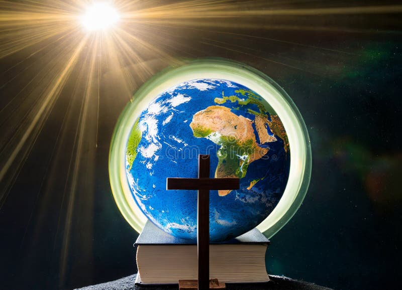 A Metaphorical Image Depicting the Impact of Religion. Earth Image by ...