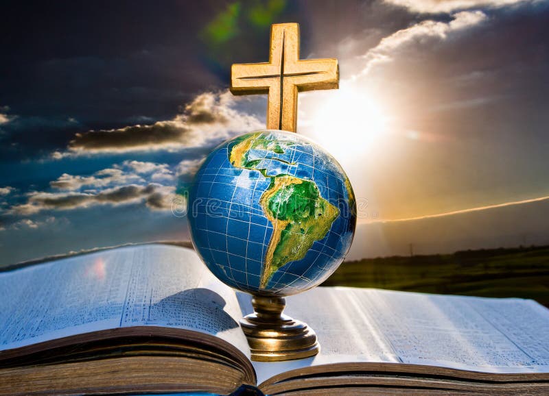 A Metaphorical Image Depicting the Impact of Religion. Earth Image by ...