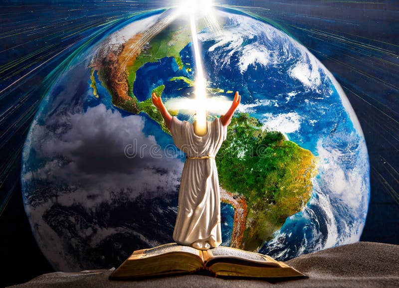 A Metaphorical Image Depicting the Impact of Religion. Earth Image by ...