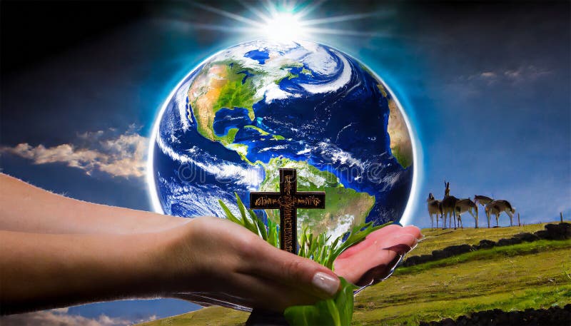 A Metaphorical Image Depicting the Impact of Religion. Earth Image by ...