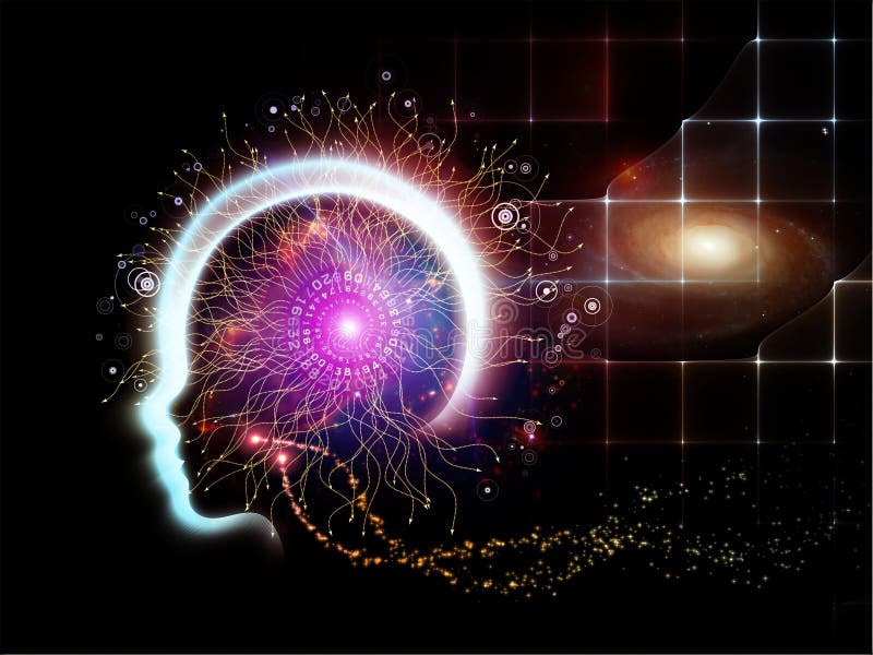 Metaphorical Knowledge stock illustration. Illustration of technology ...