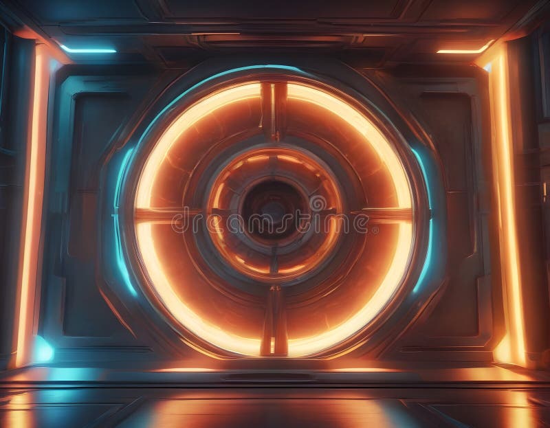 Metaphorical Representation of Energy Production. Stock Illustration ...