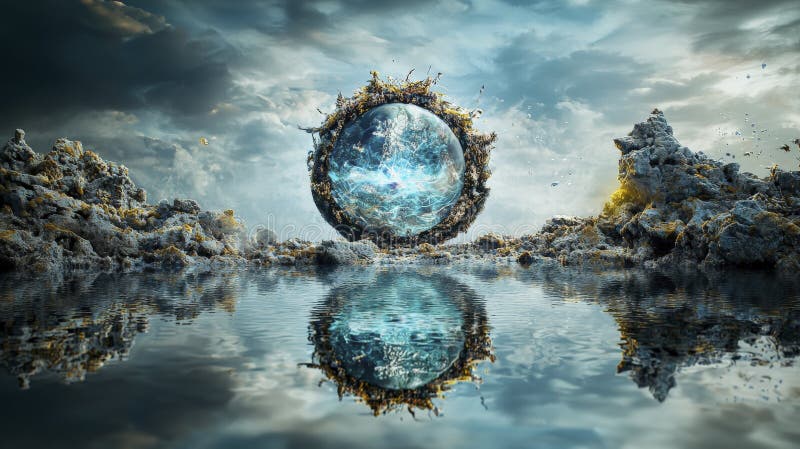 Metaphysical Self-reflection in a Liquid Landscape Ethereal World ...