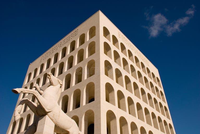 Metaphysics Architecture in Rome Stock Image - Image of architectures ...