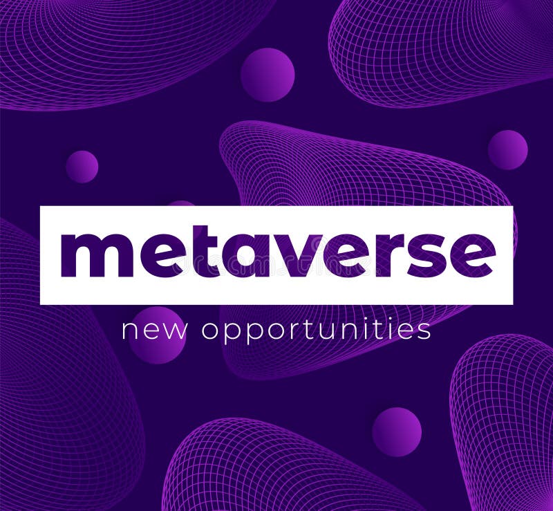 Metaverse Banner Design, Vector Art Stock Vector - Illustration of ...