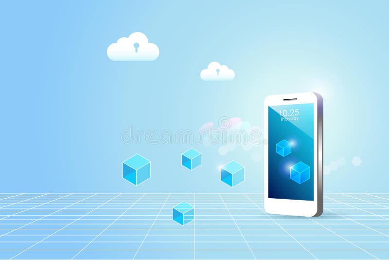 Metaverse and Blockchain Virtual Reality Technology. User Interface 3D ...