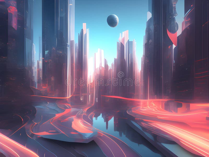 Metaverse Concept, Generative AI Illustration Stock Illustration ...
