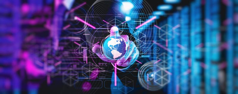 Metaverse Digital Cyber World Technology Concept Businessman Success ...