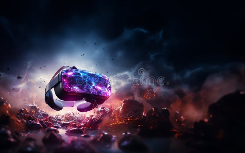 Metaverse, Future Game and Entertainment Digital Technology, VR Virtual ...