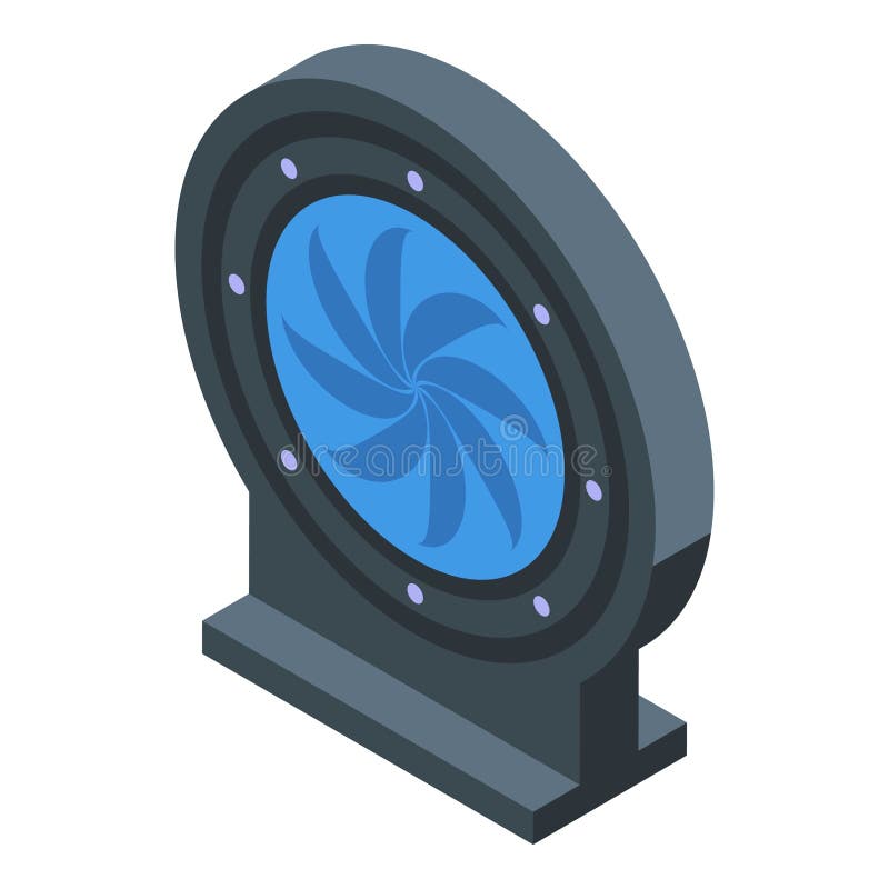 Metaverse Future Portal Icon Isometric Vector. Simulation Game Stock ...