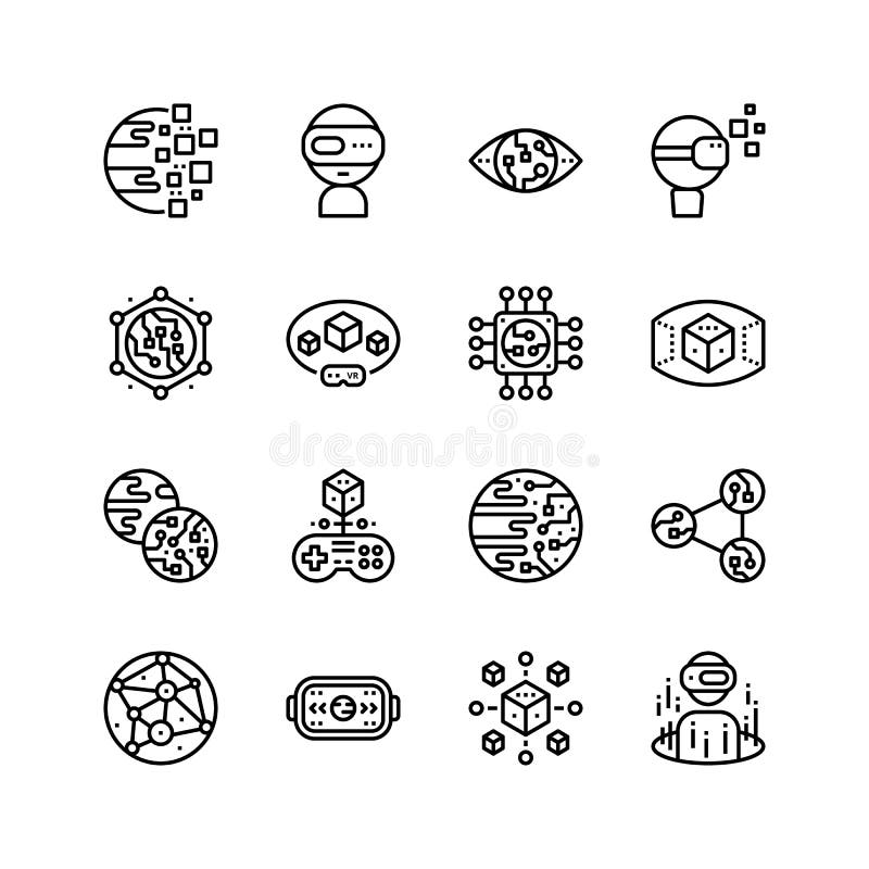 Metaverse Icon Stock Illustrations – 1,840 Metaverse Icon Stock ...