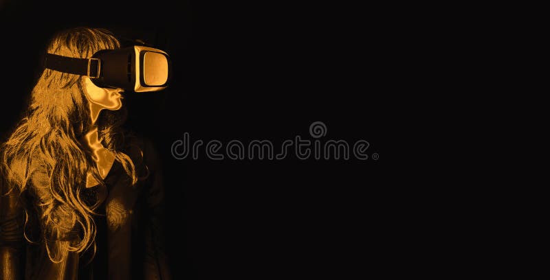 Virtual Sex A Metaversum Woman In Vr Goggles Nudity Meta Verse