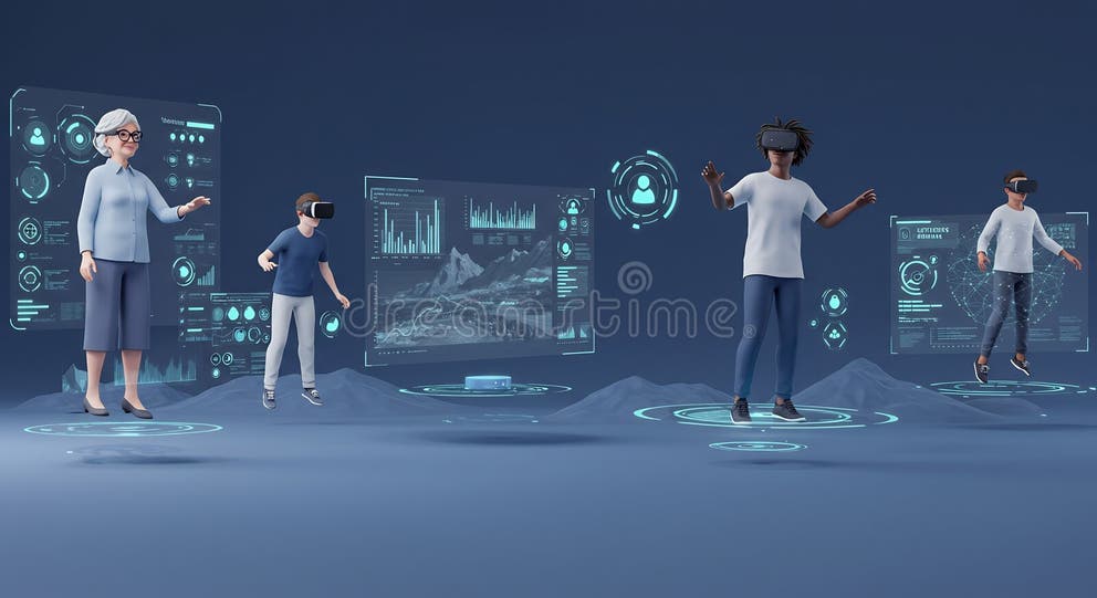 Metaverse Multigenerational Experience: Immersive VR, Data Visualization, and Futuristic ...