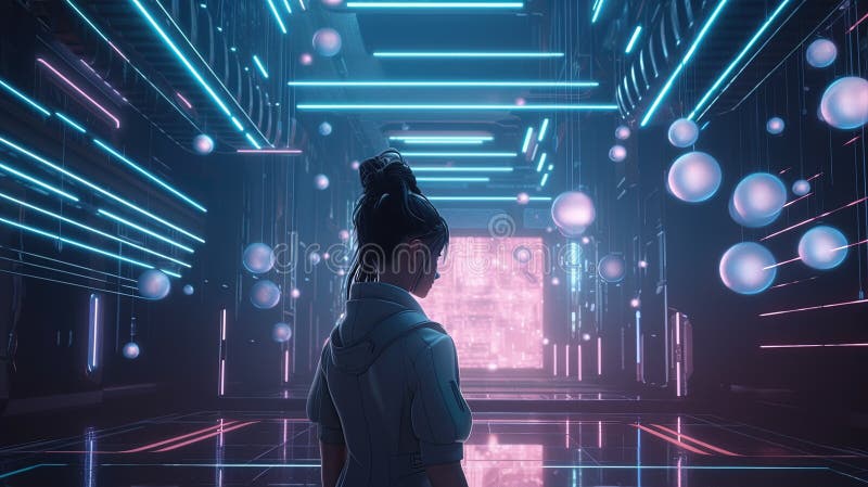 Metaverse New Digital World, Digital Art Illustration, Generative AI ...