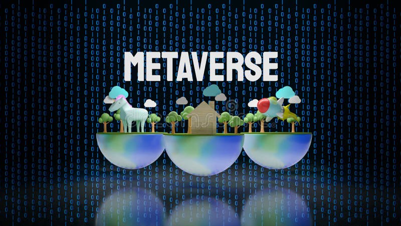 The Metaverse and Simulator Earth for Technology or Business Concept 3d ...