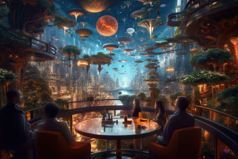 Metaverse Technology Concept VR Virtual Reality Metaverse Visualization ...