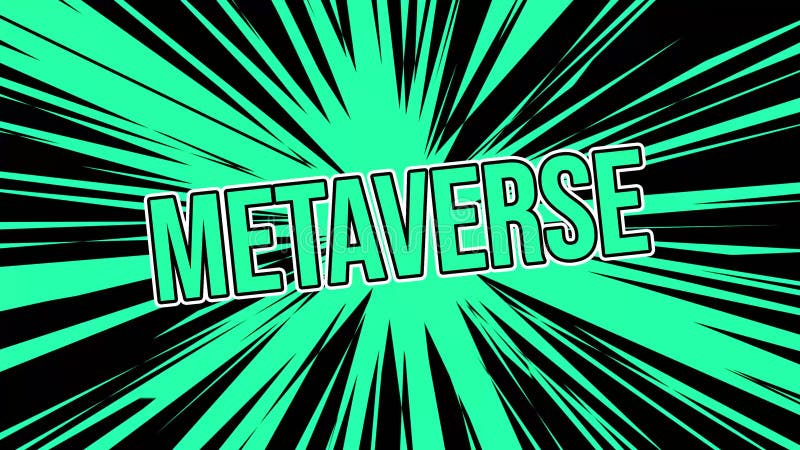 Metaverse Text Animation Background V02 Stock Footage - Video of ...