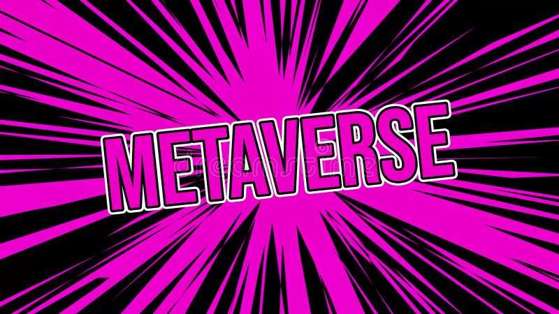Metaverse Text Animation Background V01 Stock Video - Video of business ...
