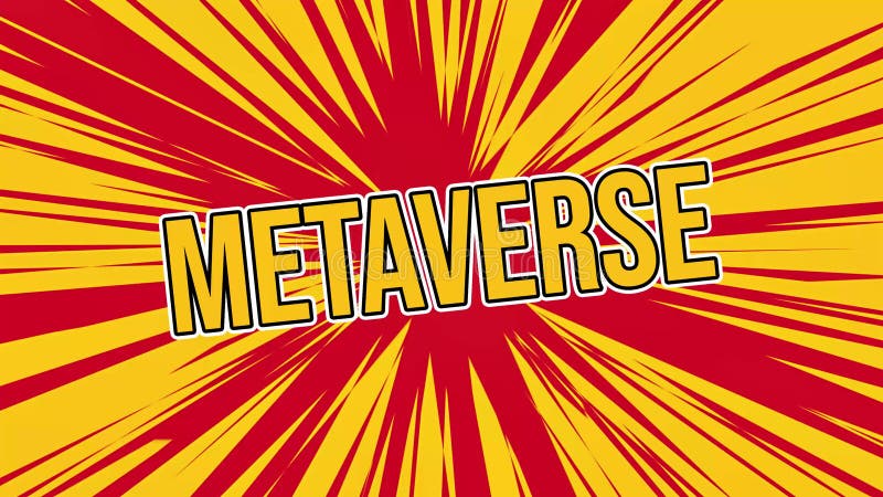 Metaverse Text Animation Background V01 Stock Video - Video of business ...