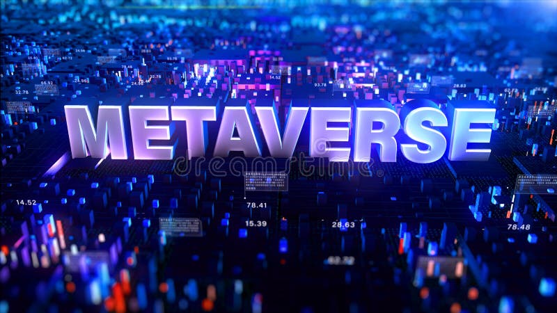 Metaverse - Text Made of Shining Diamonds, on Black, Isolated - Object ...