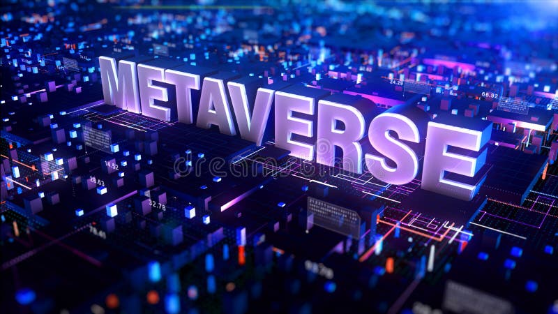 Metaverse - Text Made of Shining Diamonds, on Black, Isolated - Object ...