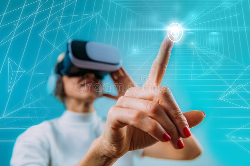 Metaverse Virtual Reality, Exploring Virtual Space, Interacting with ...