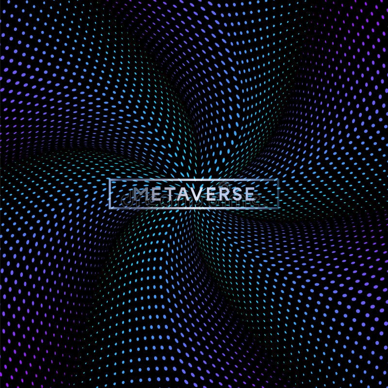 Metaverse. Virtual Space. Futuristic Technology Digital High Tech ...