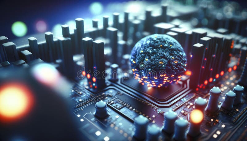 The Metaverse Visualized by a Futuristic Scene with Future Technology ...