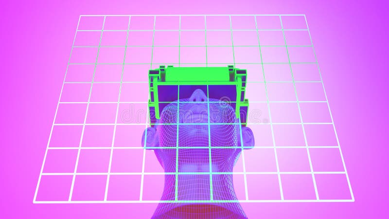 Metaverse Vr World Simulation Gaming Cyberpunk Style, Digital Robot Ai ...