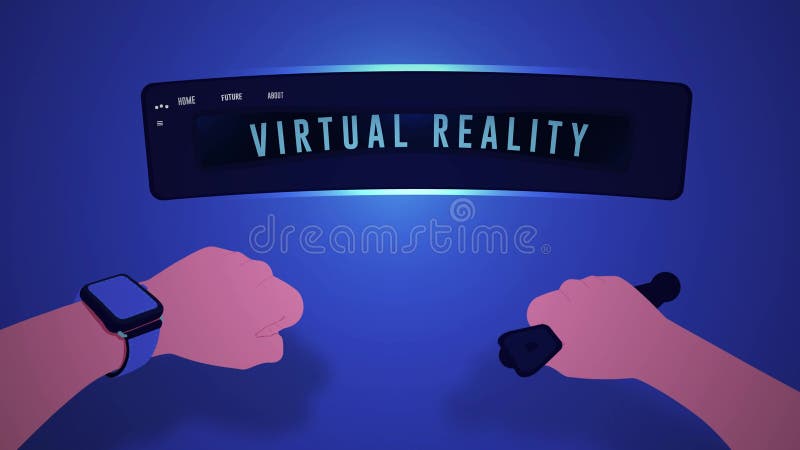 Metaverse VR Virtual Reality Home Interface Motion Graphic Animation 4k ...