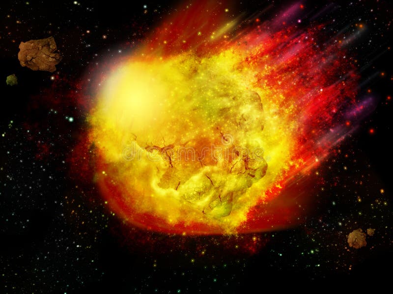 The Meteor stock illustration. Illustration of supernova - 27283063
