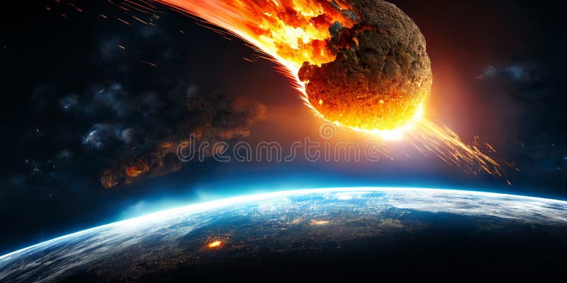 Impacting Meteor Animation Stock Illustrations – 95 Impacting Meteor ...