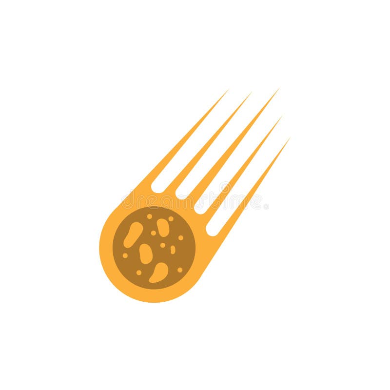 Meteor Icon Design Template Vector Isolated Illustration Stock Vector ...