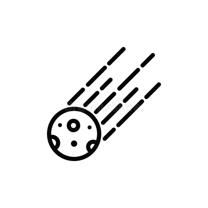 Meteor Icon Design Template Vector Isolated Illustration Stock Vector ...