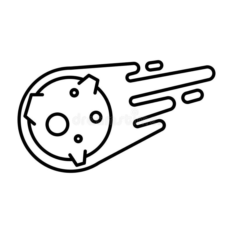 Meteor Icon Vector Design Template Basic RGB Stock Vector ...