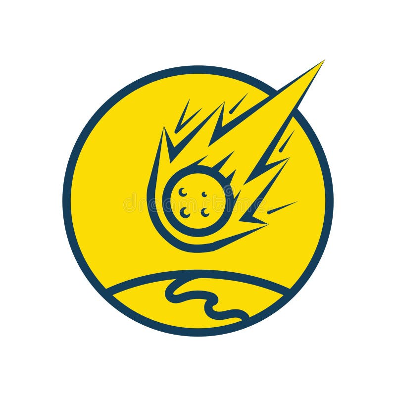 Meteor Shower. Vector Illustration Decorative Design Stock Vector ...