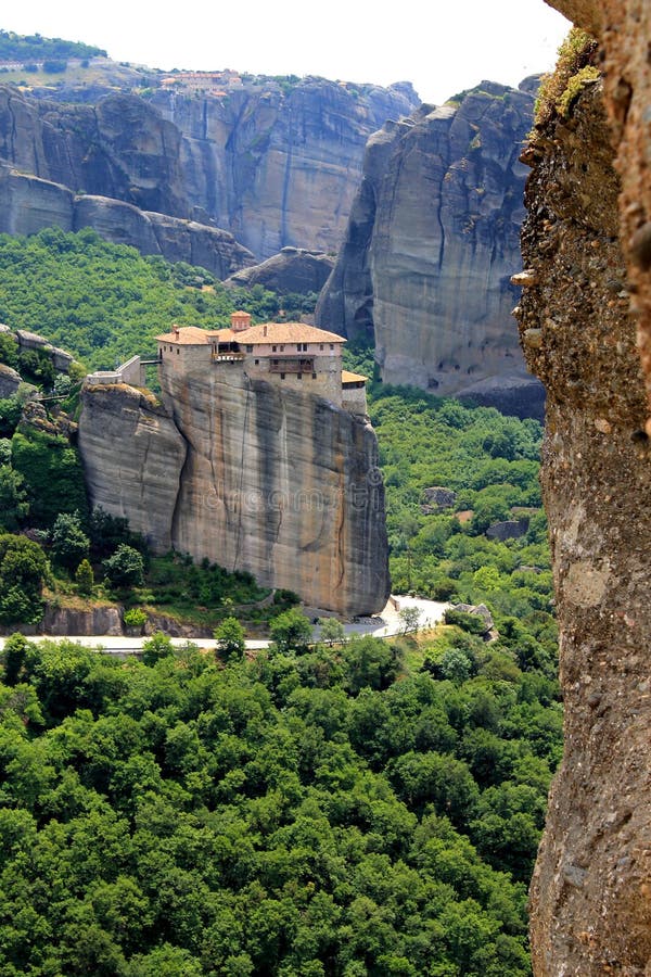 Meteora - greek monastery stock image. Image of house - 26331463