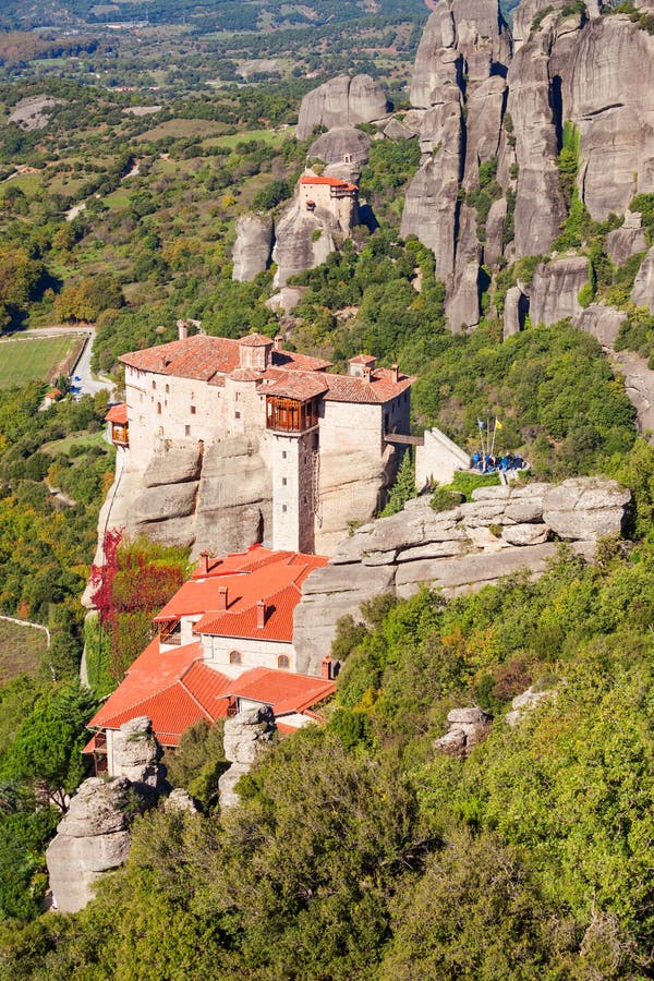 Meteora Monasteries Complex, Greece Stock Image - Image of europe ...
