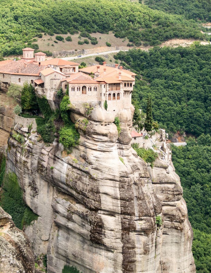Meteora Monasteries, Greece Stock Photo - Image of landscape, orthodox ...