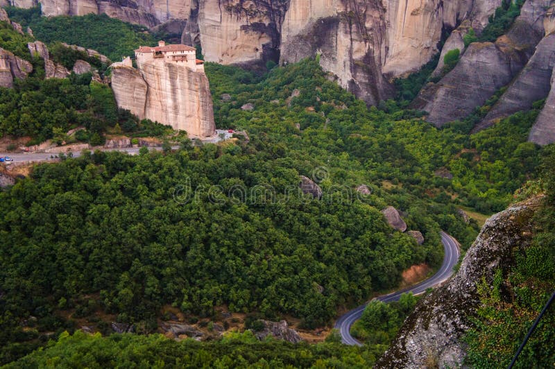 Meteora Monasteries 3 stock image. Image of mystical - 47256497