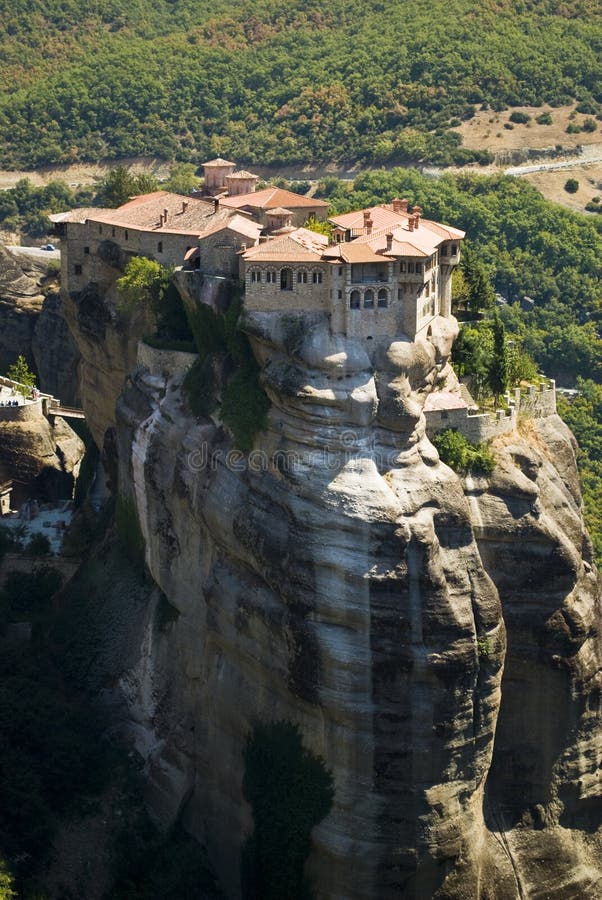 Meteora monastery, Greece stock image. Image of monastery - 26871863