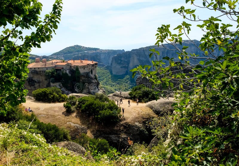 The Meteora is a Rock Formation in Central Greece Editorial Photo ...