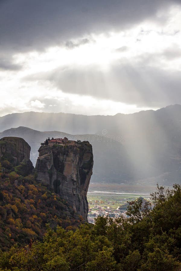 Meteora Rocks, Greece stock photo. Image of meteora, land - 35258944