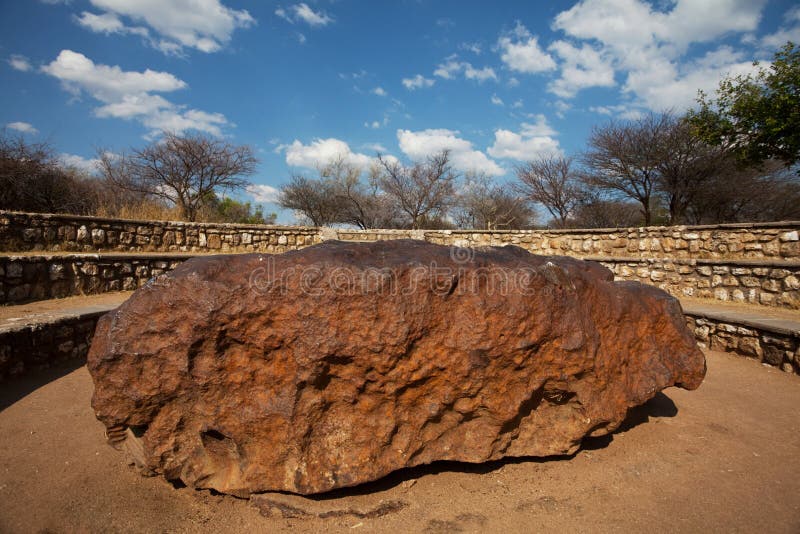Meteorite stock photo. Image of africa, tree, hoba, astronomy - 54179136