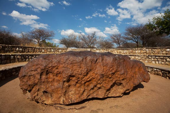Meteorite stock photo. Image of africa, tree, hoba, astronomy - 54179136